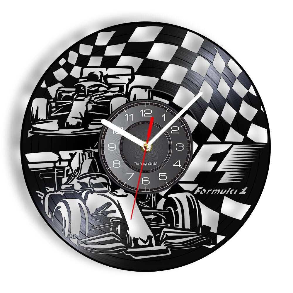 Racing Auto Stille Quartz Wandklok Automotive Deco... – Vicedeal