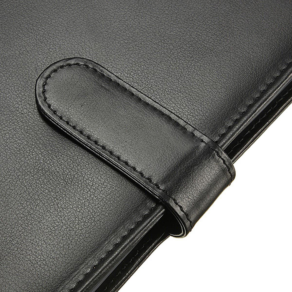 Leather Folder A4 briefcase Conference Folder Blac... – Vicedeal