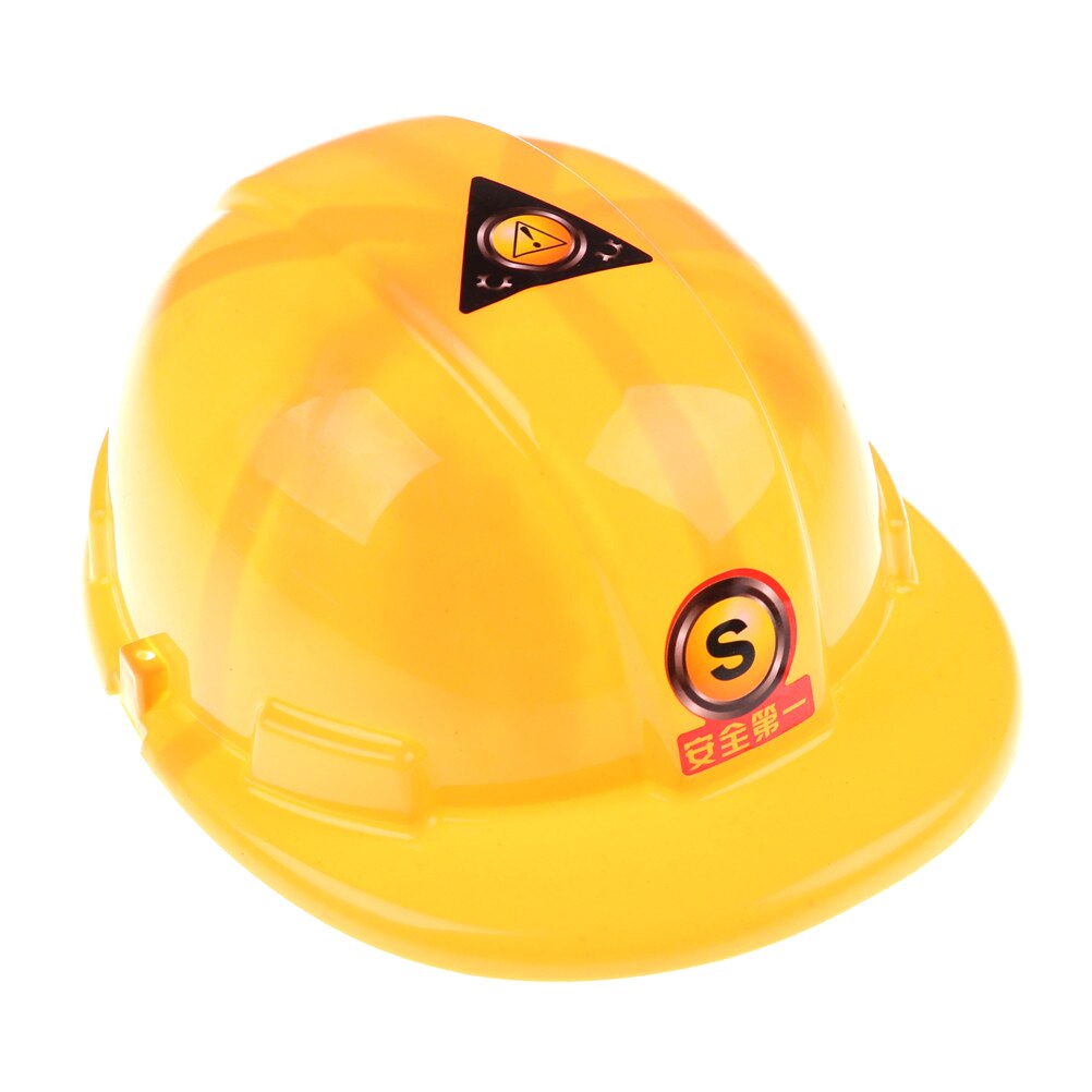 Yellow Simulation Safety Helmet Pretend Role Play ... – Vicedeal