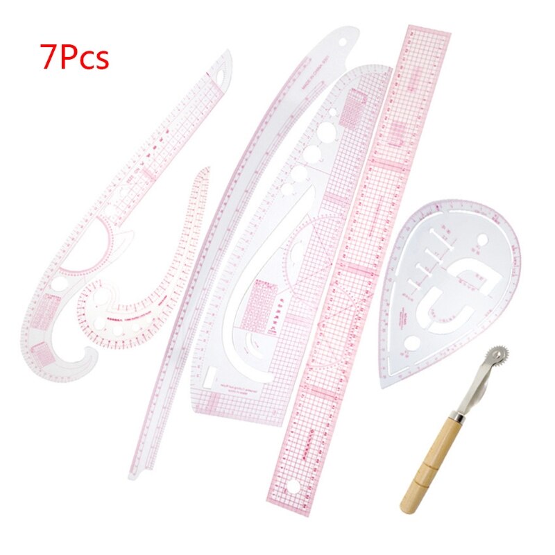 7 Stlye Ruler Set Vary Form Curve French Curve Pat... – Grandado