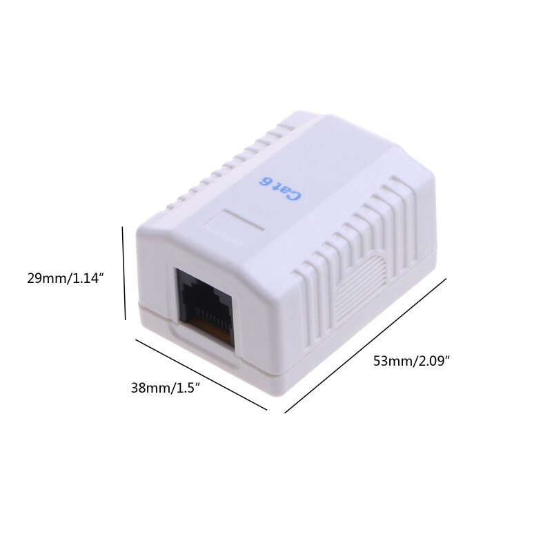 Cat6 RJ45 8P8C Connector UTP Unshielded Single/Dua... – Grandado