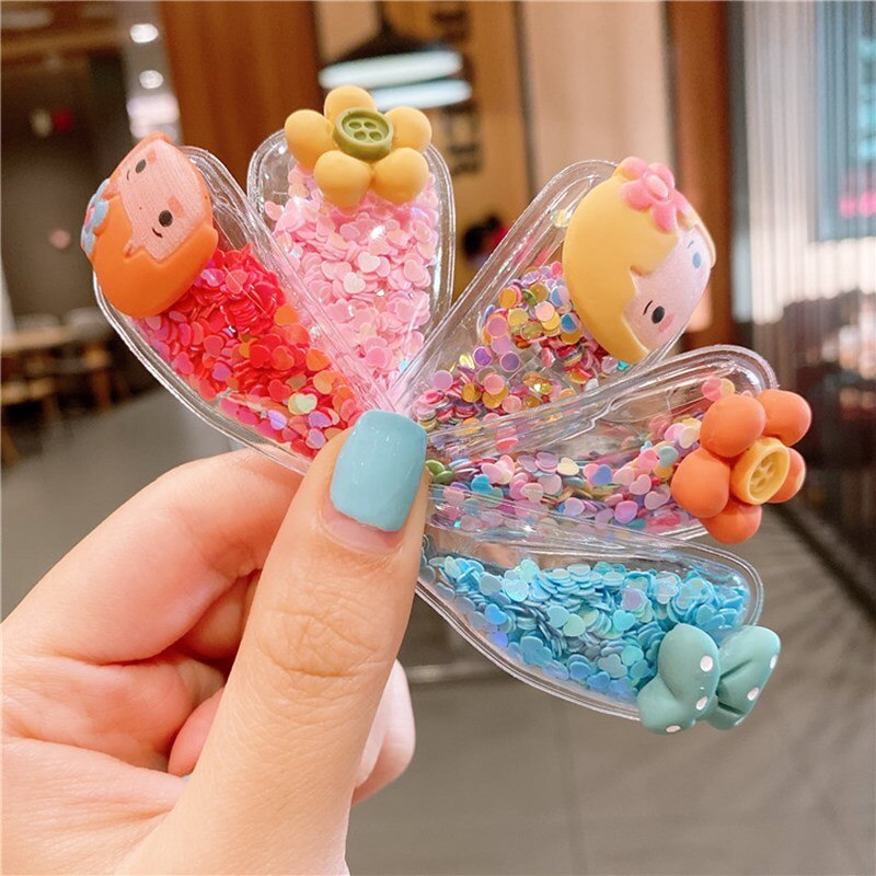 10Pcs/Set Transparent PVC Hairpins Fruit Hair Clip... – Grandado