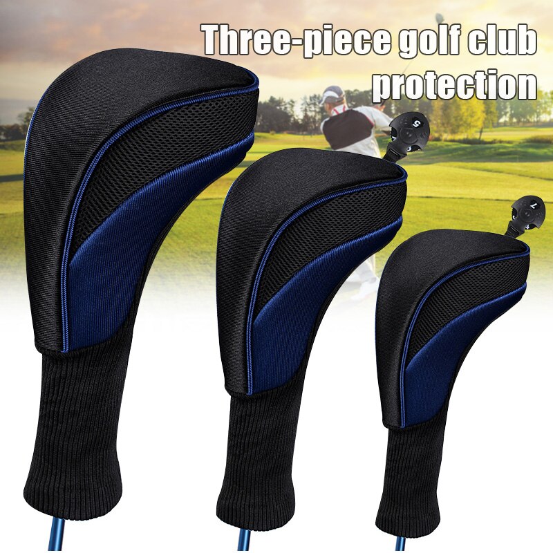 3pcs Golfs Clubs Head Covers Set Headcover Drivers... – Vicedeal