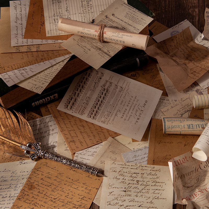 Retro Scrapbooking Diy Material Paper Pack Vintage... – Grandado