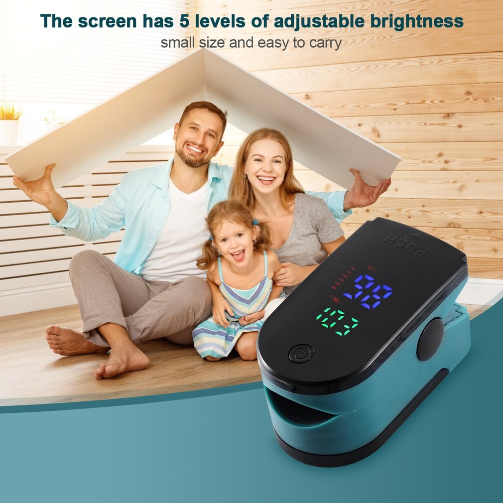 Oximeter Monochrome Digital Pulse Oximeter Saturat... – Grandado