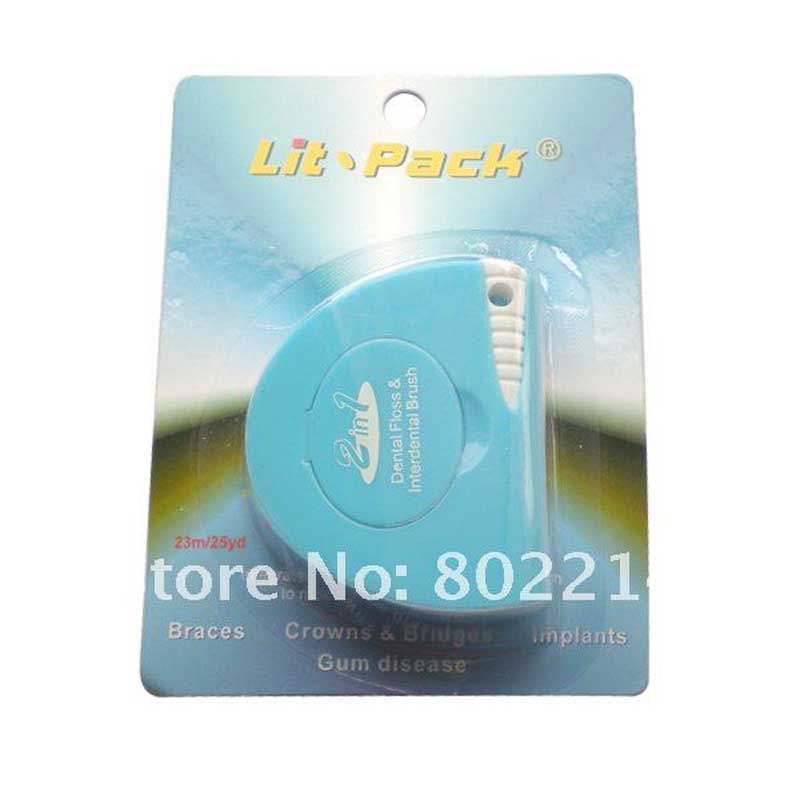 Orthodontic 25 m Dental Floss with Interdental Bru... – Grandado