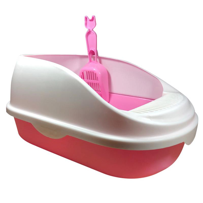 Cat Toilet Cat Sandbox Semi-enclosed Large Environ... – Grandado