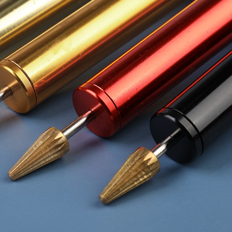 SHWAKK 2PCS Leather Edge Oil Pen Brass Top Edge Dy... – Grandado