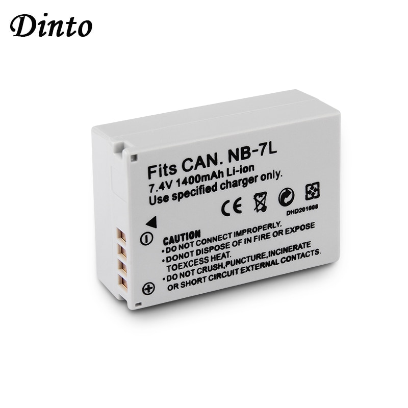 Dinto 1pc 1400mAh NB-7L 7.4V Replacement Digital C... – Grandado