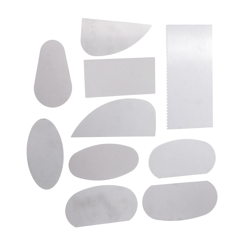 10 Pcs Pottery Clay Steel Scraper for Polymer Clay... – Grandado