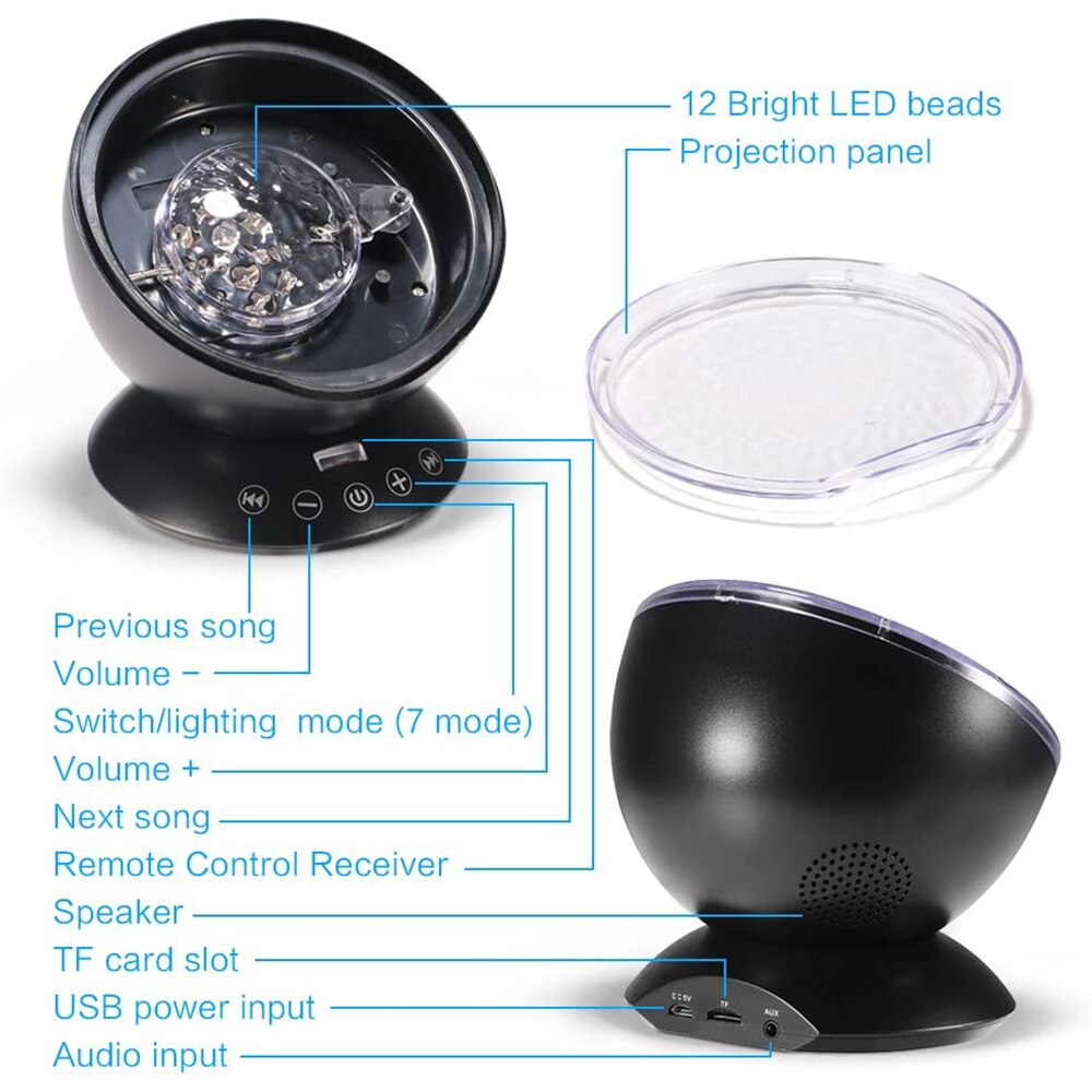 Remote Control Light Projector USB Light Projector... – Grandado