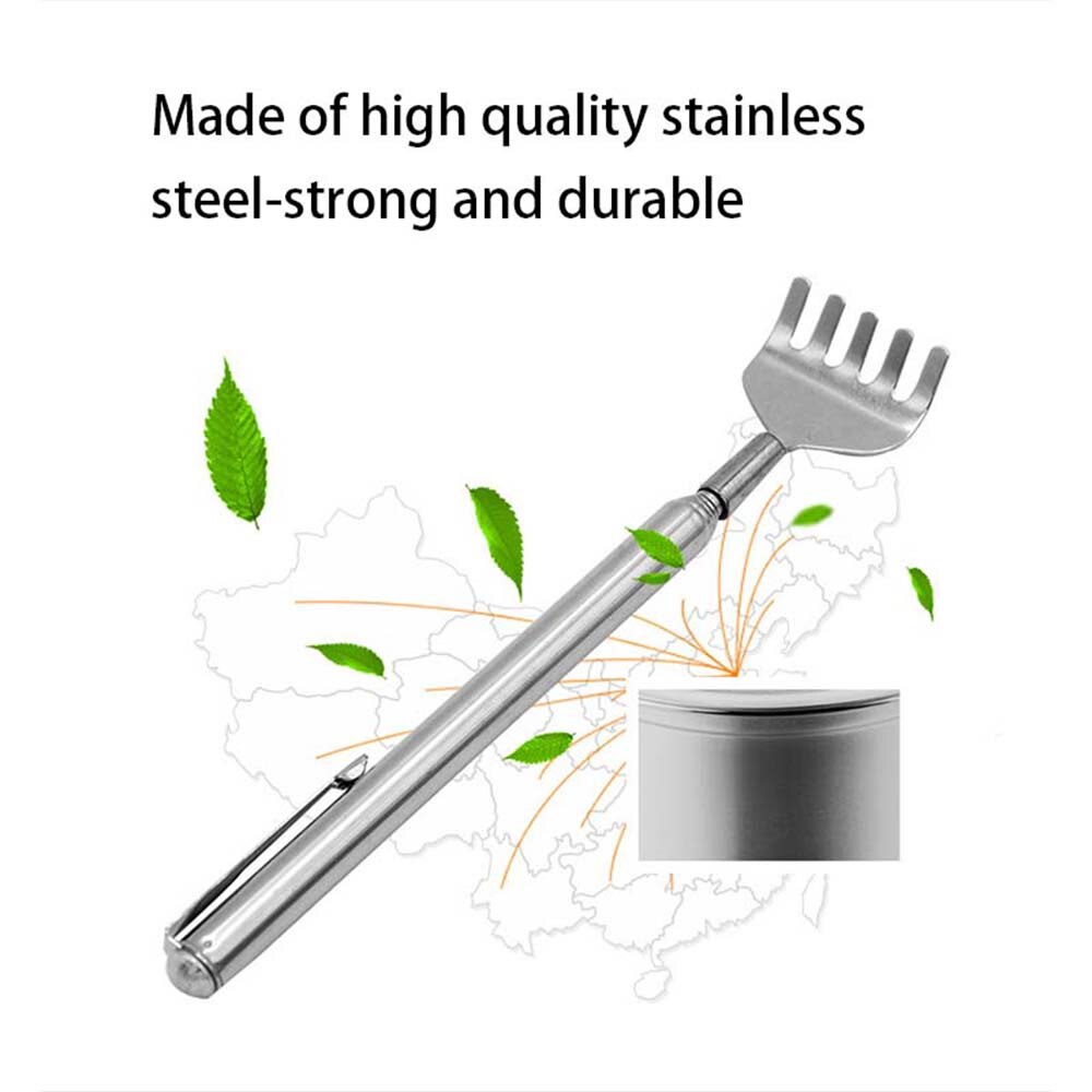Stainless Steel Telescopic Back Scratcher Portable... – Grandado