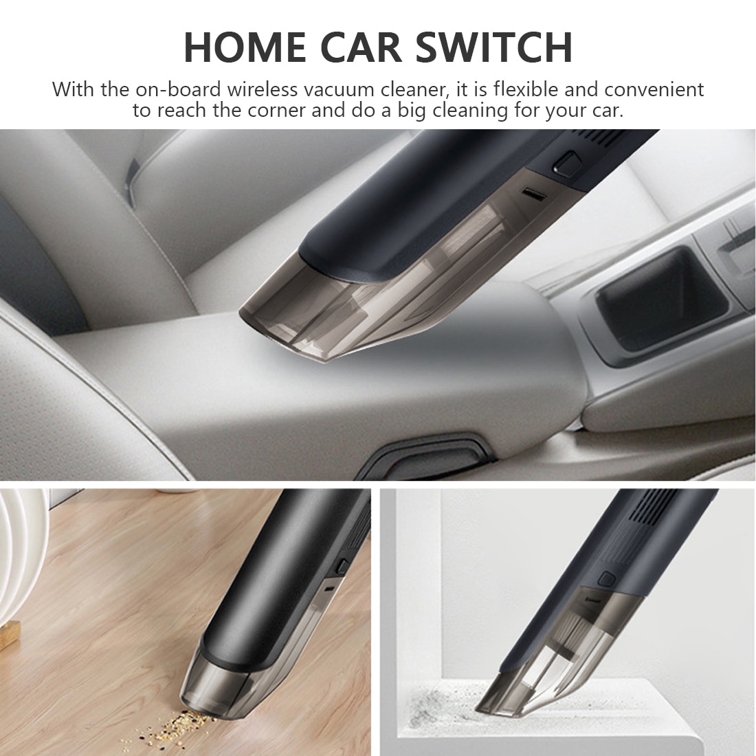 Huishoudelijke & Auto Stofzuiger 5000Pa Draadloze ... – Grandado