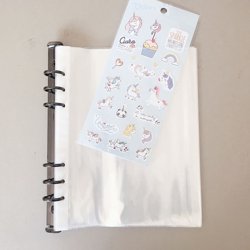 20pcs Travel Journal A5 A6 Transparent 6Holes Loos... – Vicedeal