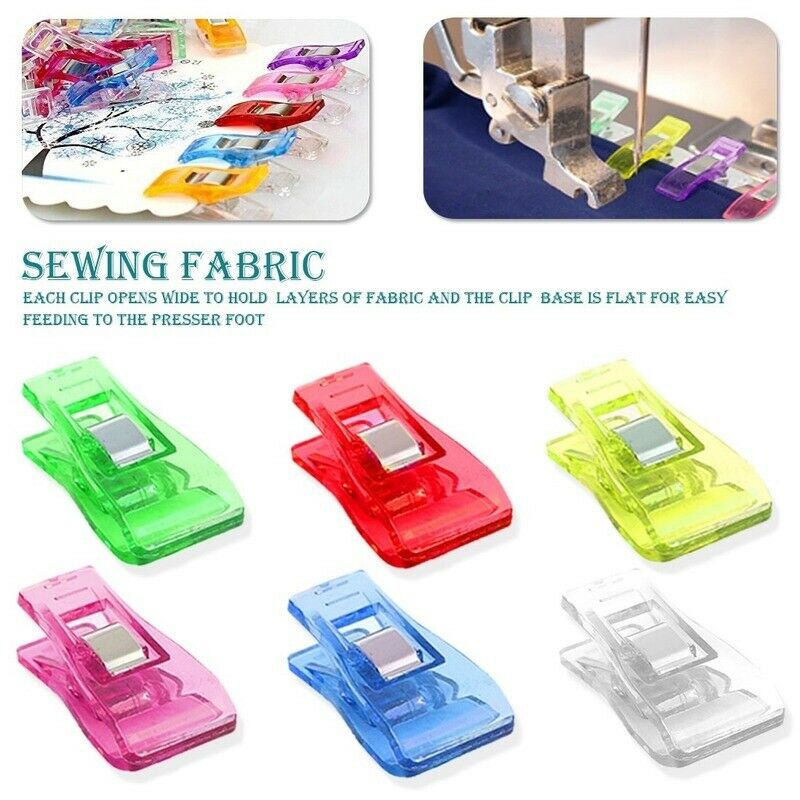 50PCs Sewing Clips Plastic Clips Quilting Crafting... – Grandado