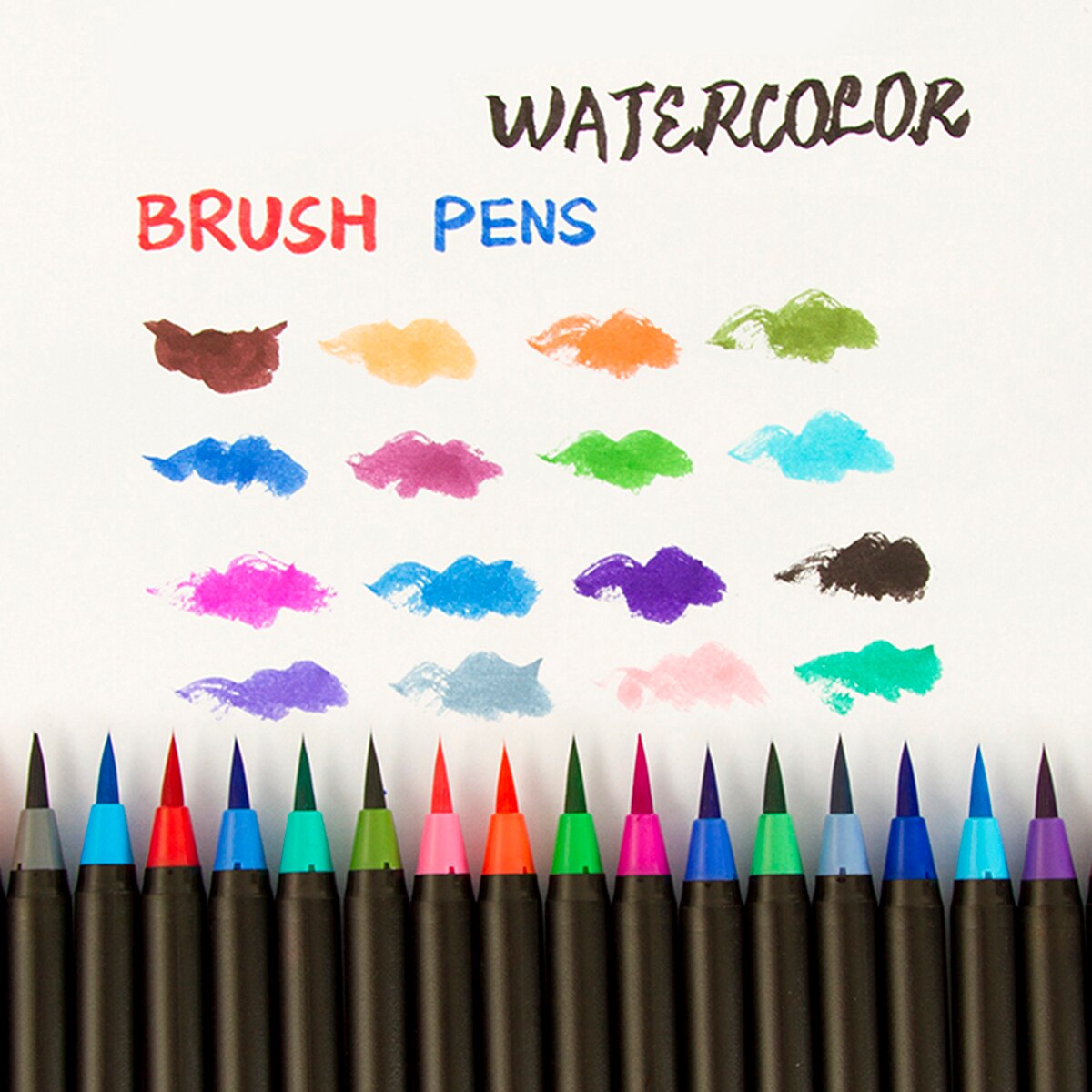 Water-color Brush Pens with Soft Flexible Brush Ti... – Vicedeal