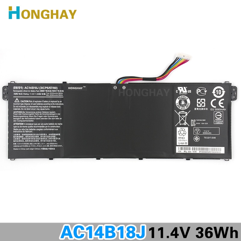 HONGHAY AC14B18J Laptop Battery for Acer Aspire E3... – Grandado