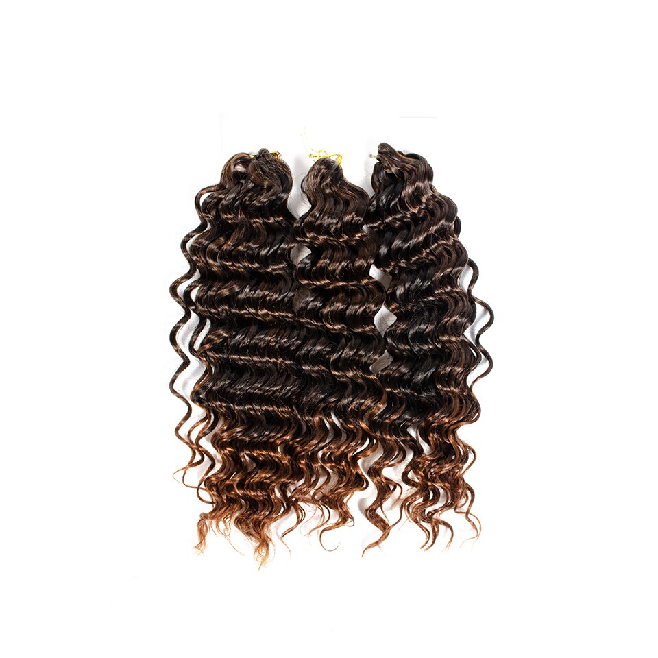 synthetic ombre african style deep water wave curl... – Grandado