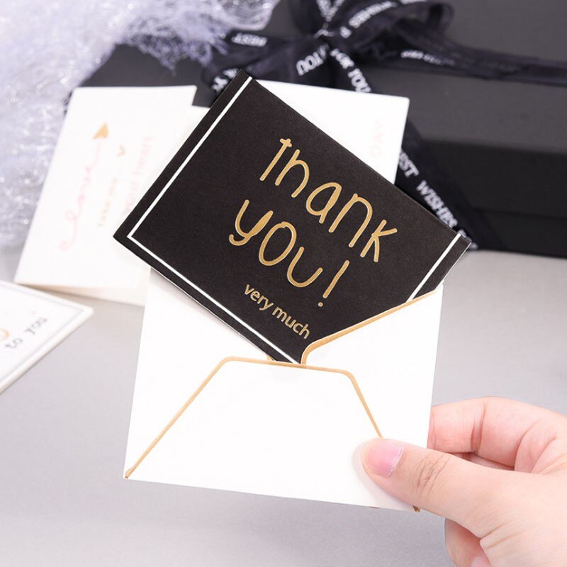 1pcs thank you happy birthday best wishes Folding ... – Vicedeal