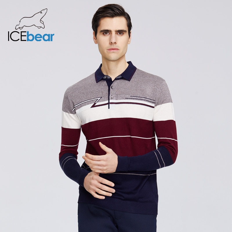 Icebear Mannen Voorjaar Trui Casual Revers Trui Bu... – Vicedeal