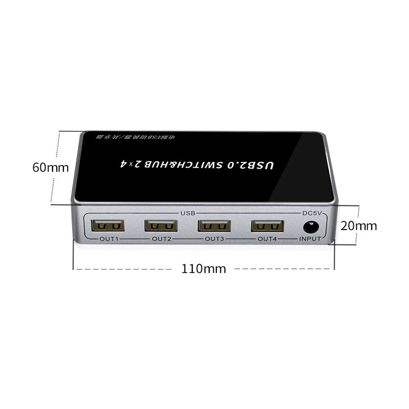 4 Port USB Kvm-switch 2In 4 Heraus USB Print Teile... – Vicedeal