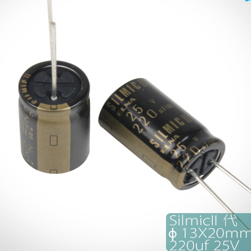 8 pcs 220uf 25V SILMIC II RFS ELNA brand original ... – Grandado