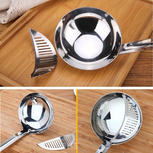 Unibird Stainless Steel 2 In 1 Pot Soup Ladle Cola... – Grandado