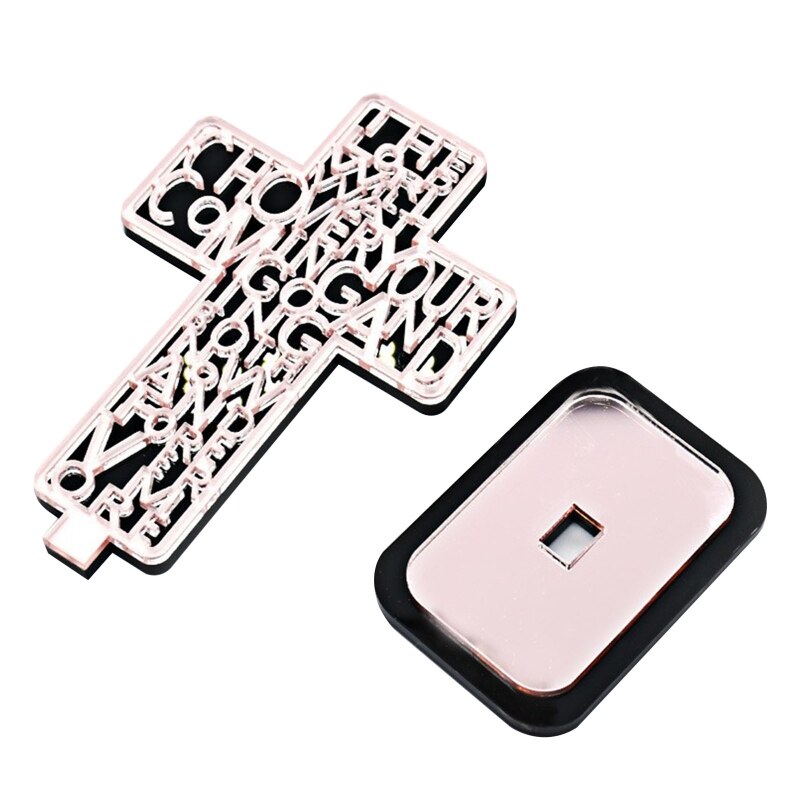 Acrylic Cross Ornament Holy Christian Craft Medita... – Vicedeal