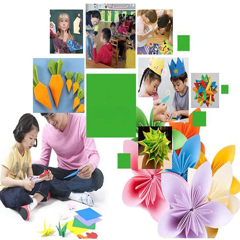 100 Sheets Origami Paper Double Sided Color Square... – Grandado