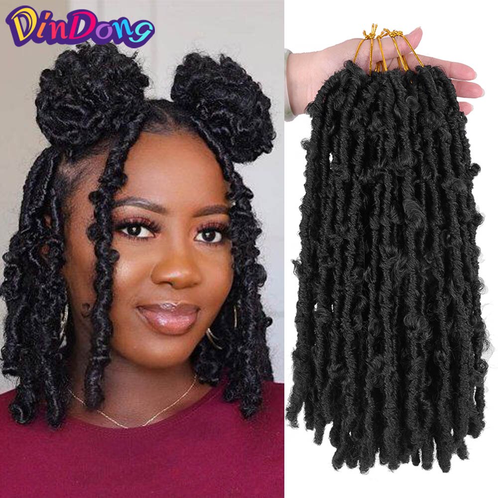 DinDong Butterfly Locs Distressed Bob Locs 14 inch... – Grandado