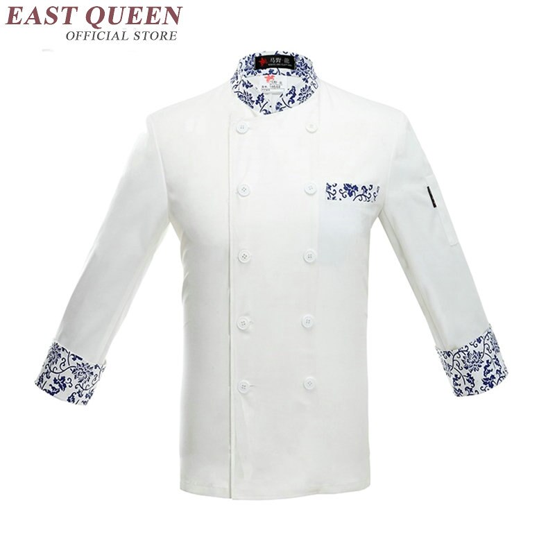 Food service long sleeve chinese style chef jacket... – Vicedeal