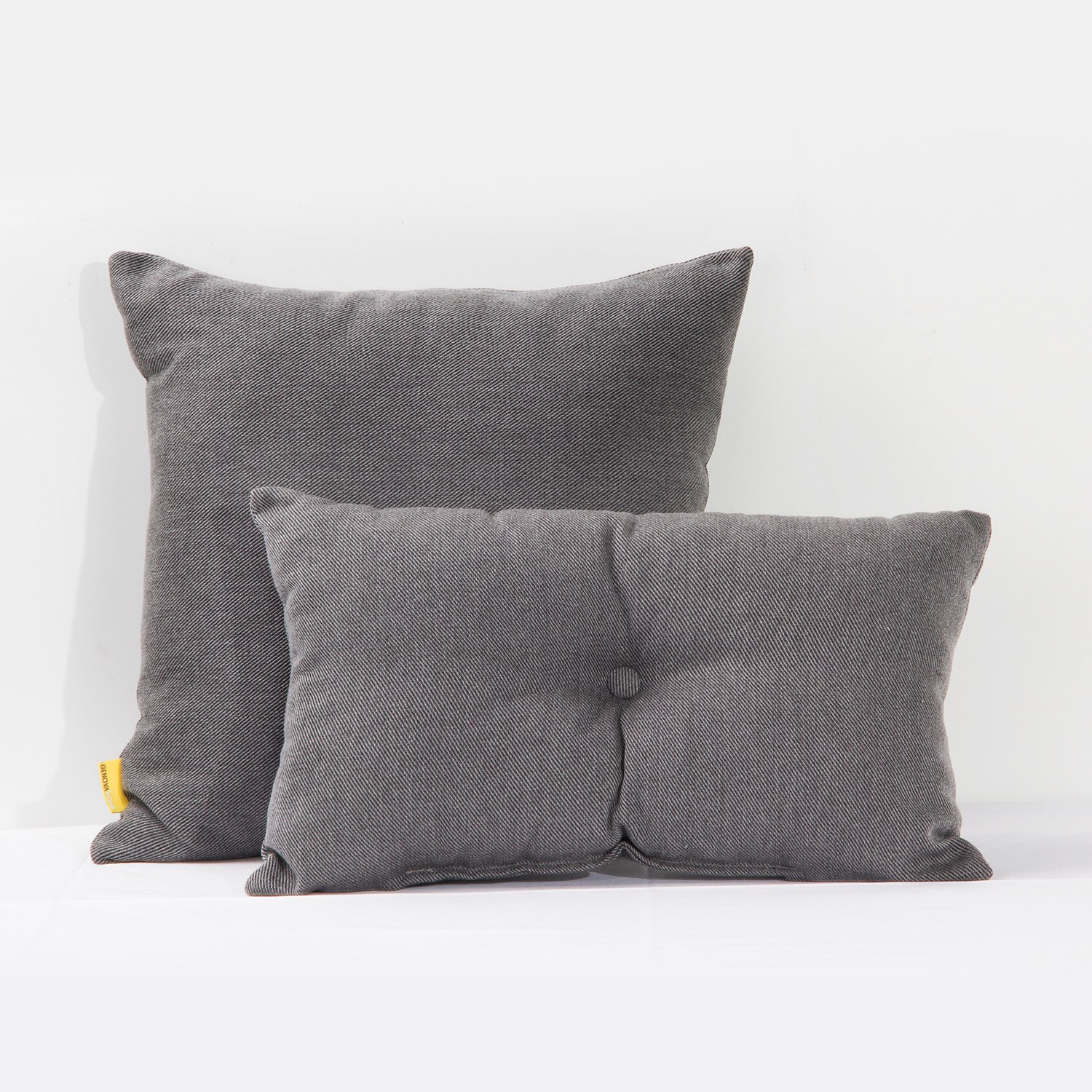 Linen Throw Pillow 45x45 cm. Color Grey – Vicedeal