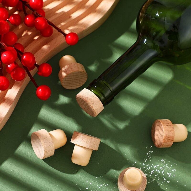 Wine Bottle Corks T Shaped Cork Plugs for Wine Cor... – Grandado