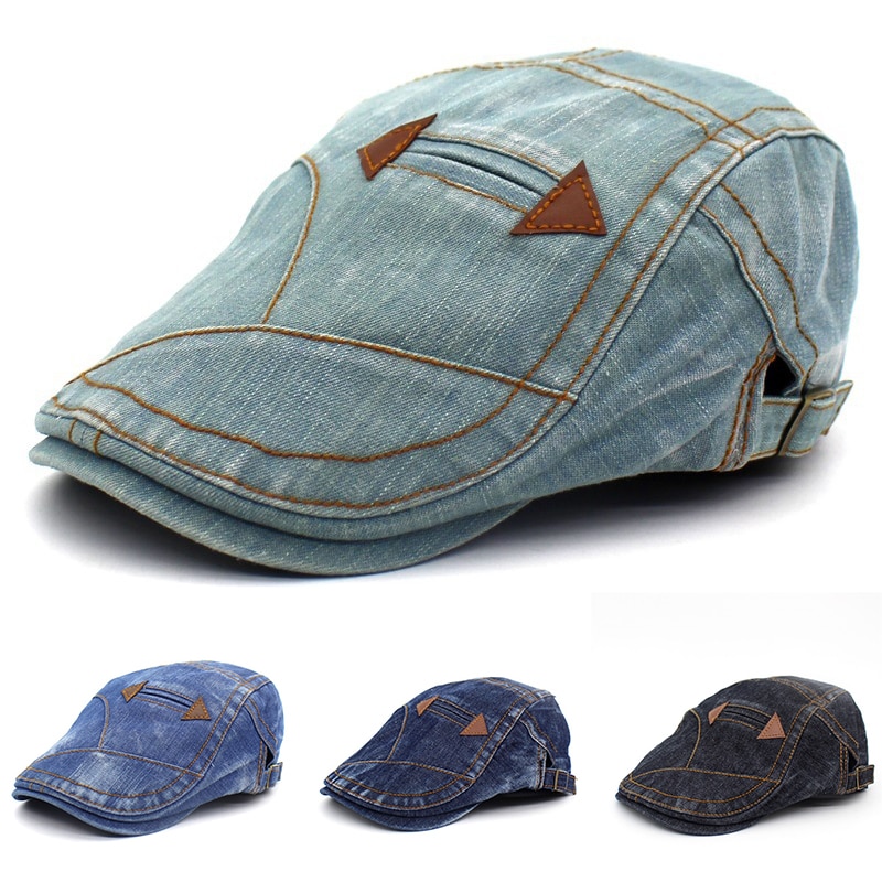 Classic England Style Plaid Beret Caps for Men Cas... – Grandado