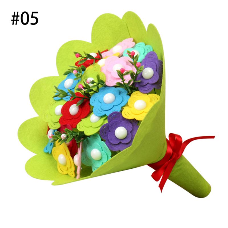 Children Educational Toys Buttons Flower DIY Craft... – Grandado