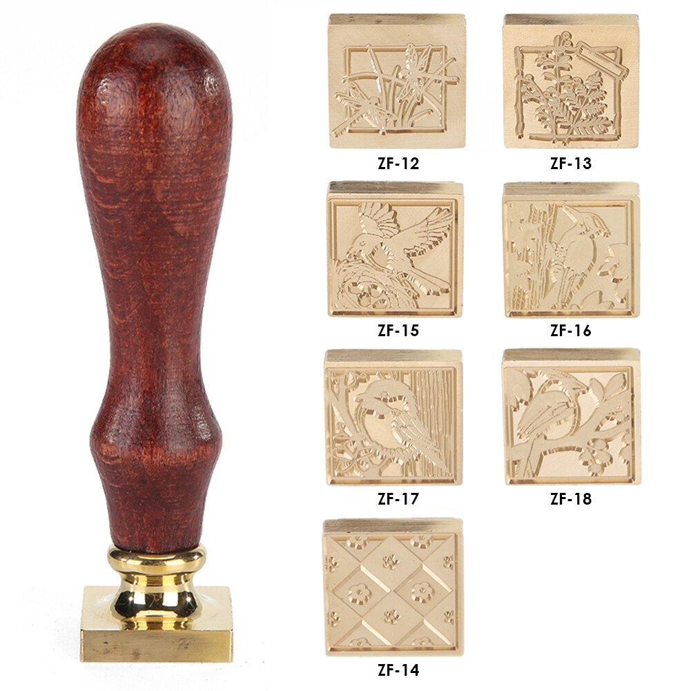 Square Vintage DIY Seal Stamp Handcraft Decor Seal... – Vicedeal