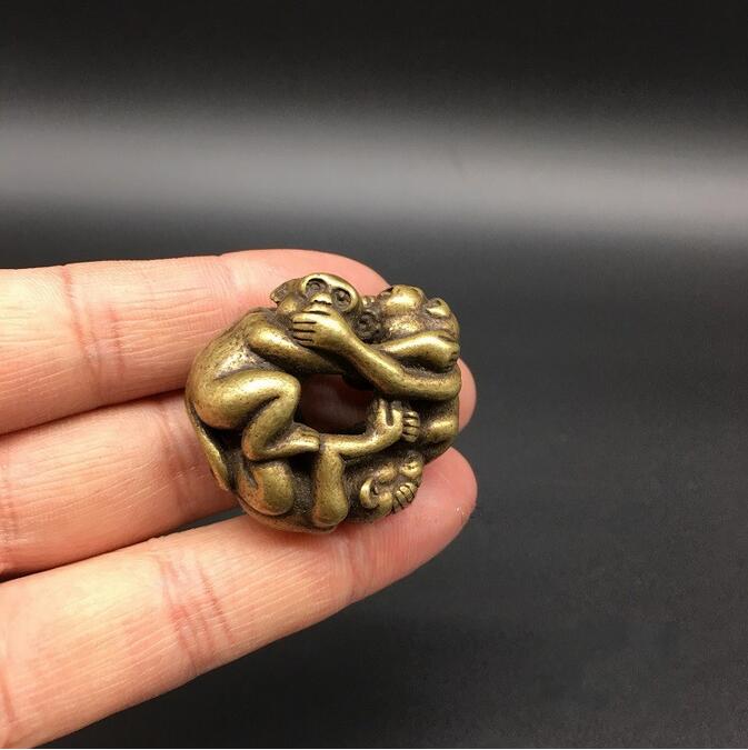 Copper Statue Collectable Chinese Brass Carved Ani... – Vicedeal