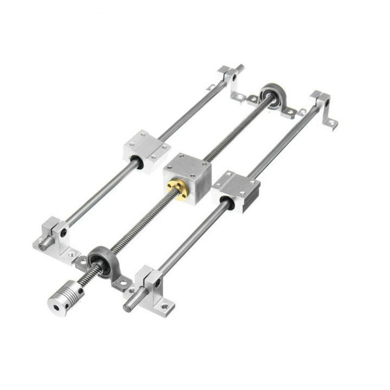 2Set T8 Dual Lead Screw Shaft Rod Set Coupling Bea... – Vicedeal