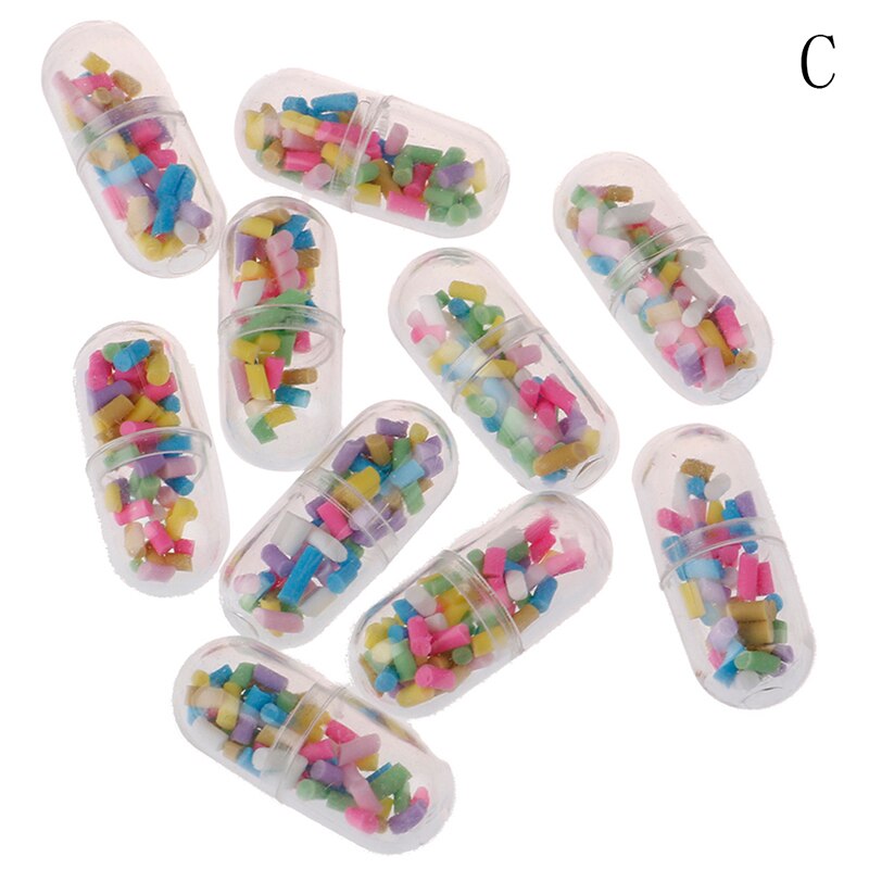 10PCS Slime Mini Capsule Coloured Man Smiling Face... – Grandado