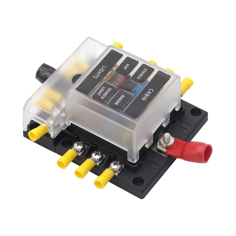 1 Set Fuse Block 6 Way Fuse Box Fuse Block With Ne Grandado