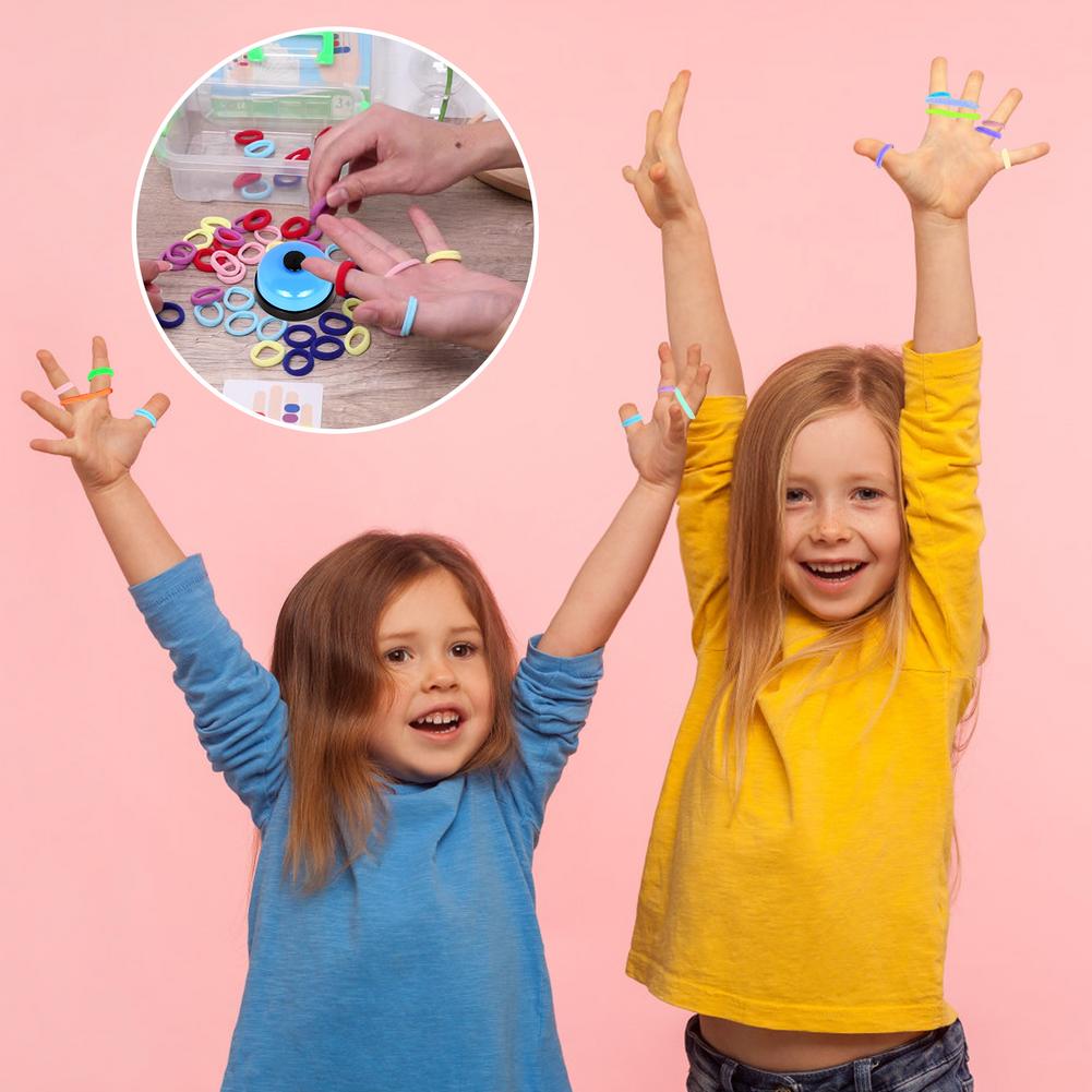 Kids Finger Ring Game Set Preschool Toddler Color ... – Grandado