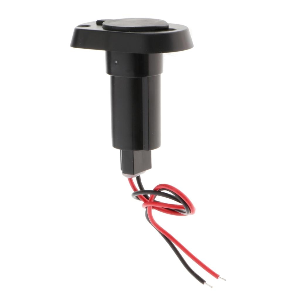 Marine Boat 2 Pin Stern Light Plug-in Base Black C... – Grandado