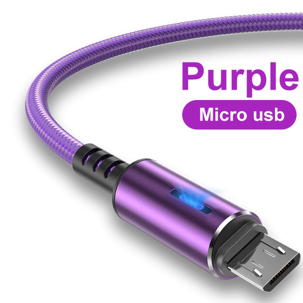 3A Fast Charging Micro USB Cable Sync Data Microus... – Vicedeal