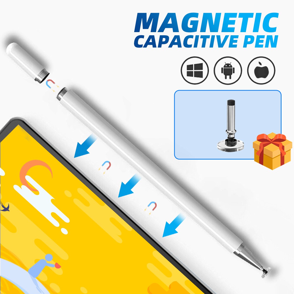 Universal Magnetic Stylus Pen For iPhone iPad Tabl... – Vicedeal