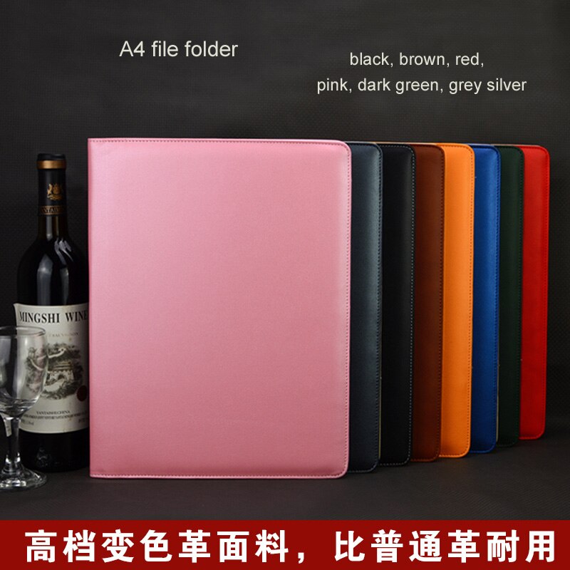 stylish business office PU leather file folder a4 ... – Grandado