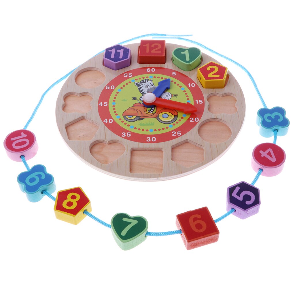 1 Piece Kids DIY Clock Digital Learning Wall Clock... – Grandado