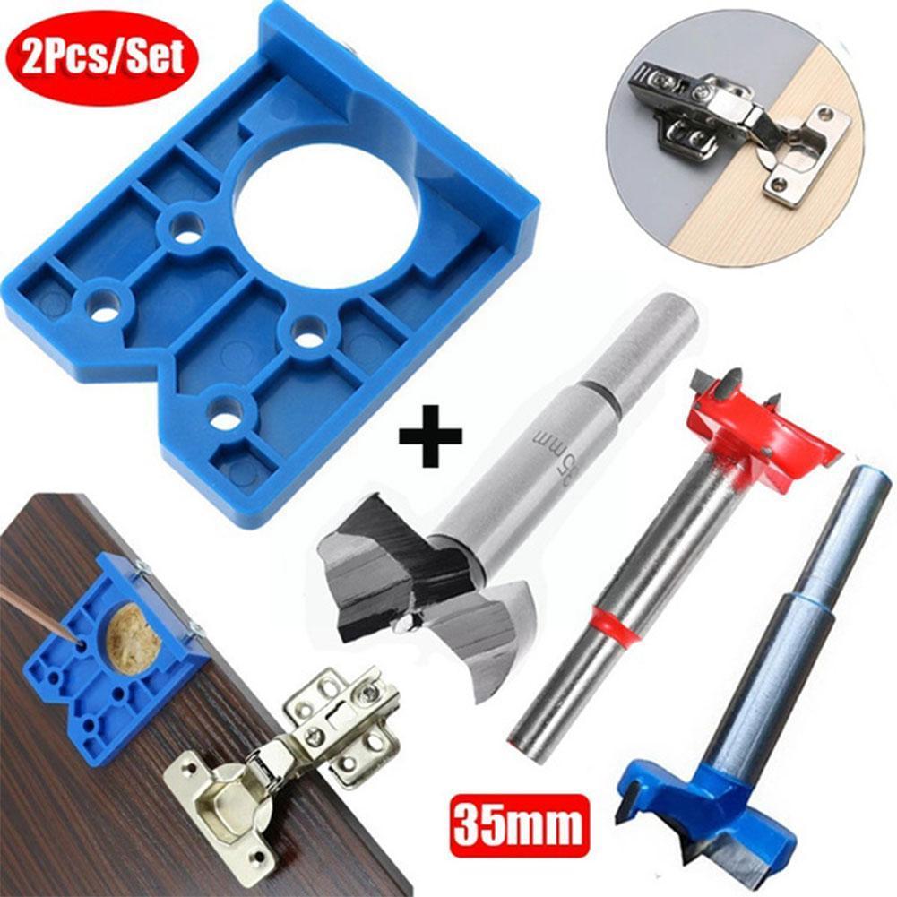 35mm Hinge Drilling Jig Woodworking Tools Conceale... – Grandado