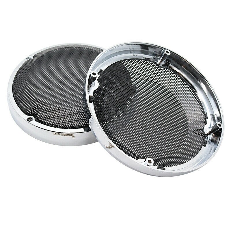 Motorcycle 6.5inch Saddlebag Lid Speaker Grill Low... – Grandado