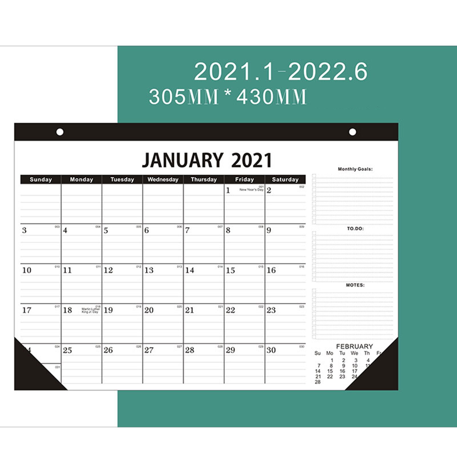-2022 Calendar Monthly Desk/Wall Calendar Planner ... – Grandado