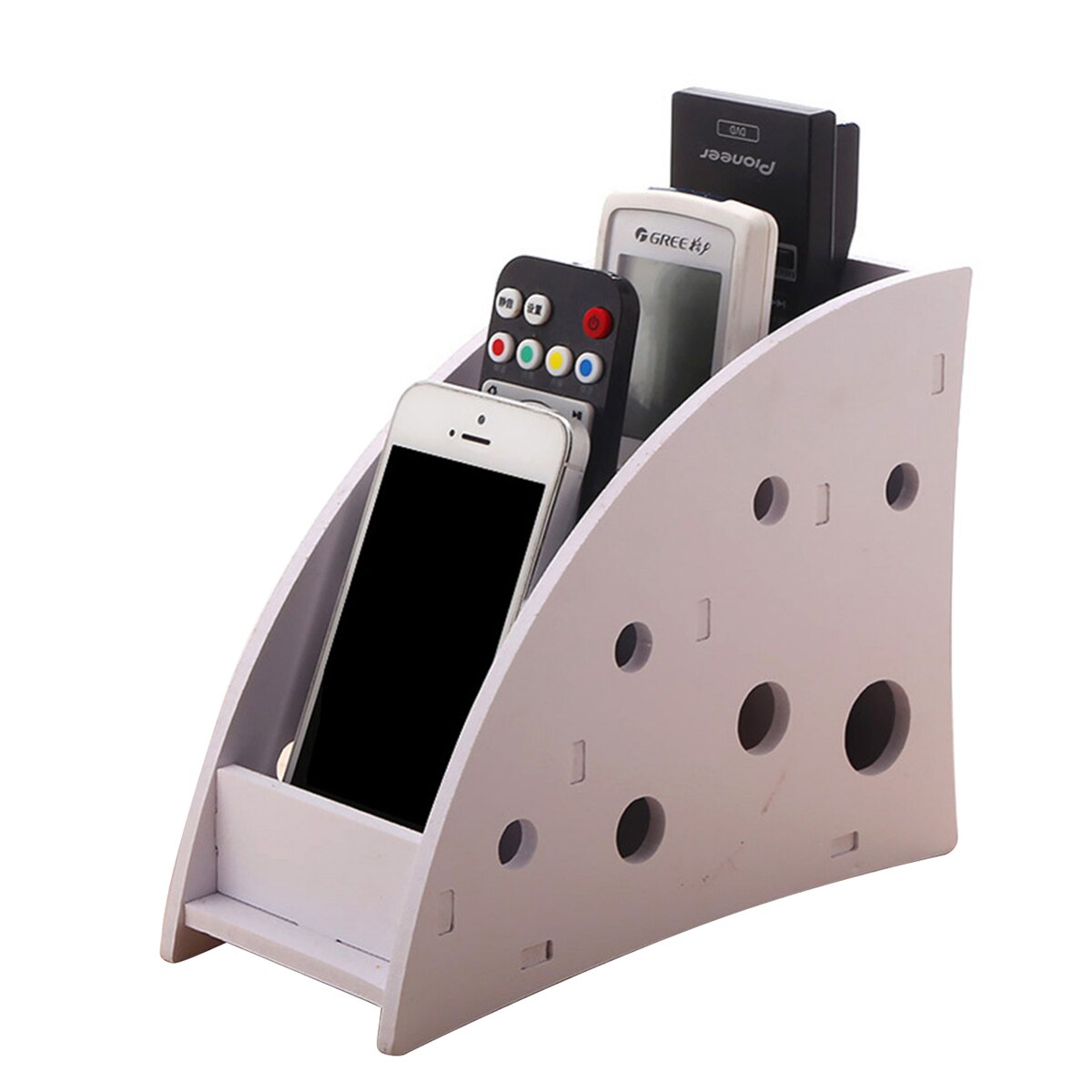 Remote Control Holder, Eco-Friendly Plastic Wood T... – Grandado